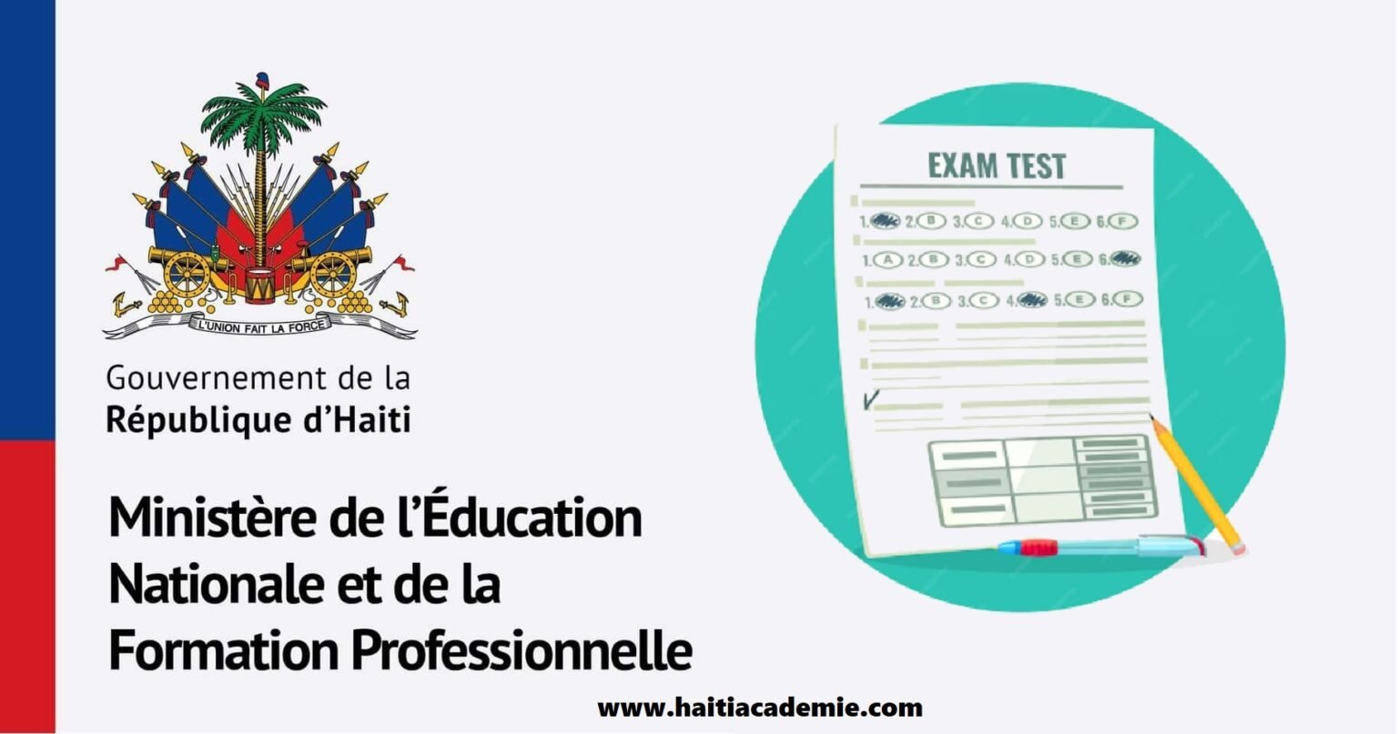 L’examen officiel de 9e année fondamentale en Haïti pour 2024 : Des ...